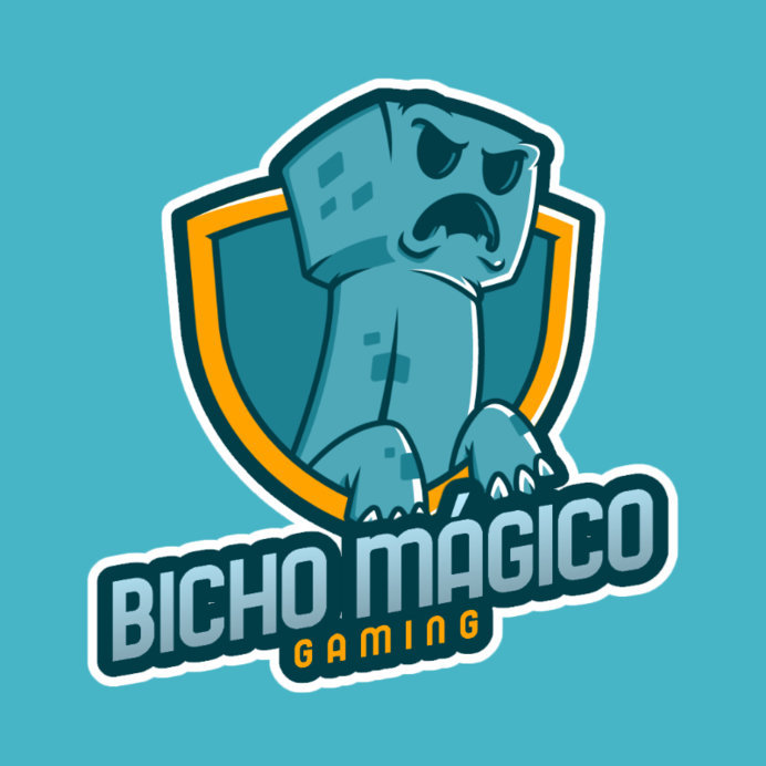 Placeit - Gaming Logo Generator Featuring an Inspired-Minecraft Graphic