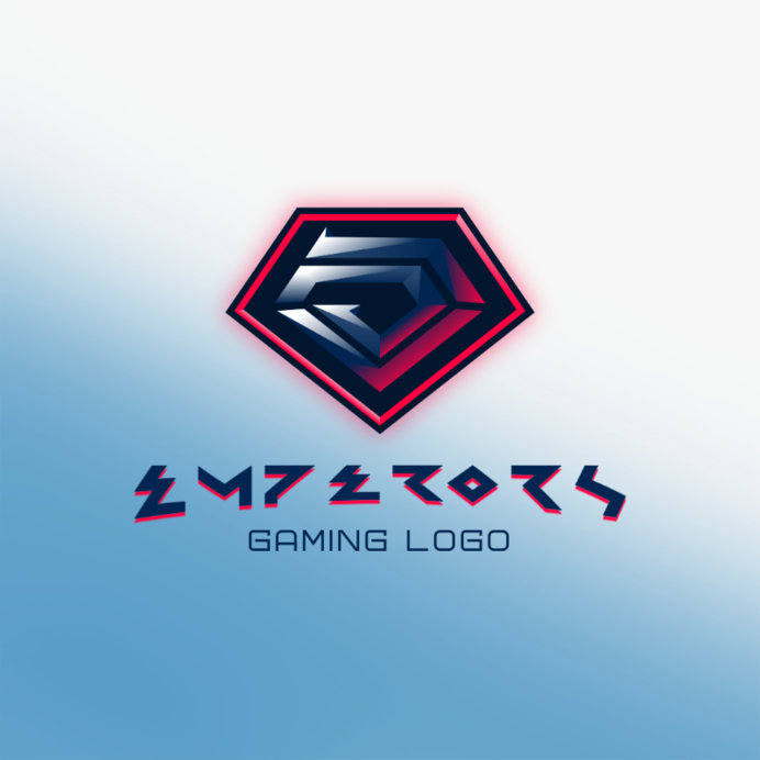 Placeit - Gaming Logo Maker Featuring a Diamond-Shaped Emblem