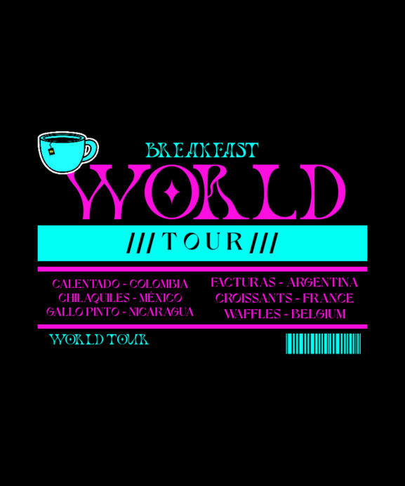Placeit - Back T-Shirt Design Template for a Fake Music Band Tour