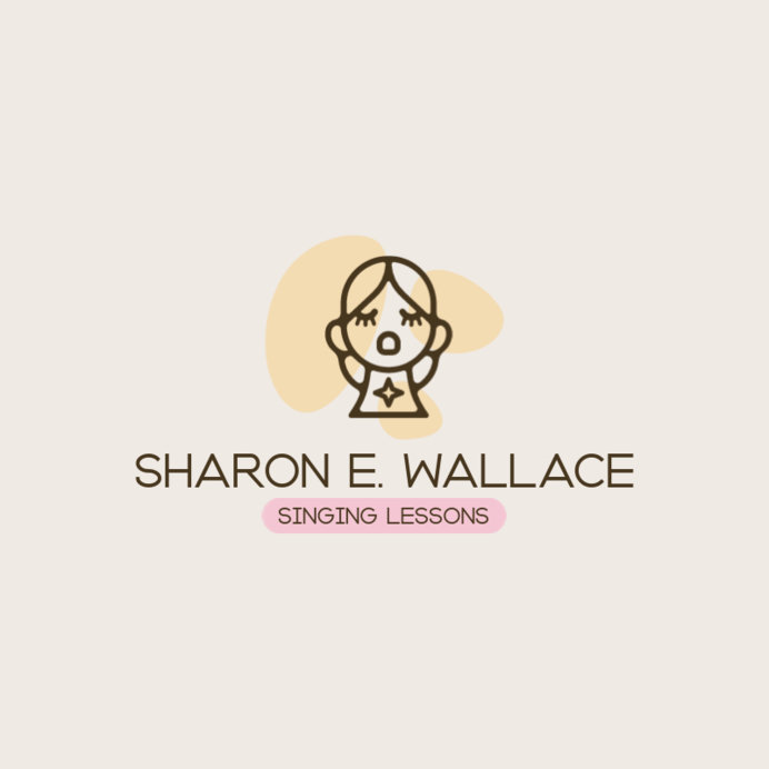 Placeit - Logo Creator for an Online Singing Lessons Platform