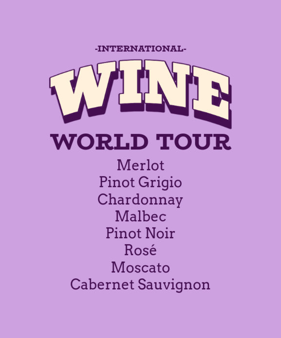 Placeit - Back T-Shirt Design Creator for a Parody World Tour Theme ...