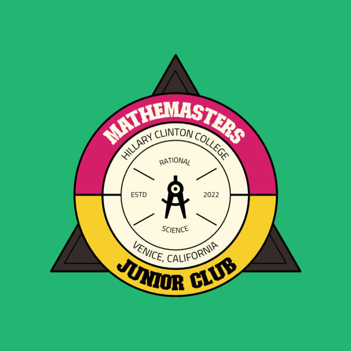 Placeit - Online Logo Creator for a Mathematics Junior Club with a ...