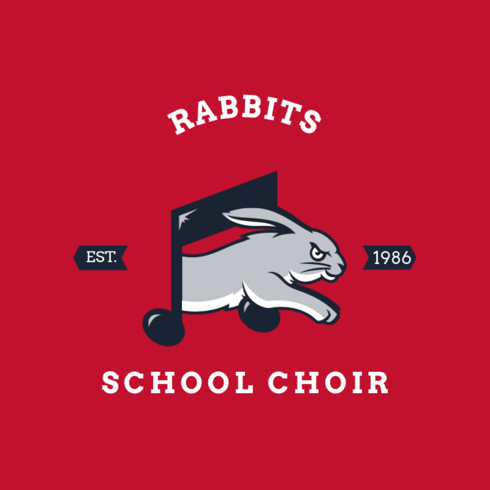 Placeit - Music Choir Logo Generator for a School Community