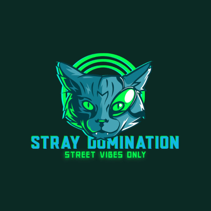 Placeit - Cyberpunk Logo Generator Featuring a Stray-Inspired Cougar ...
