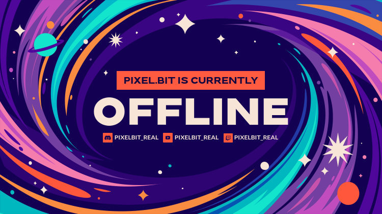 Placeit - Offline Twitch Banner Maker Featuring Liquid-Color Graphics