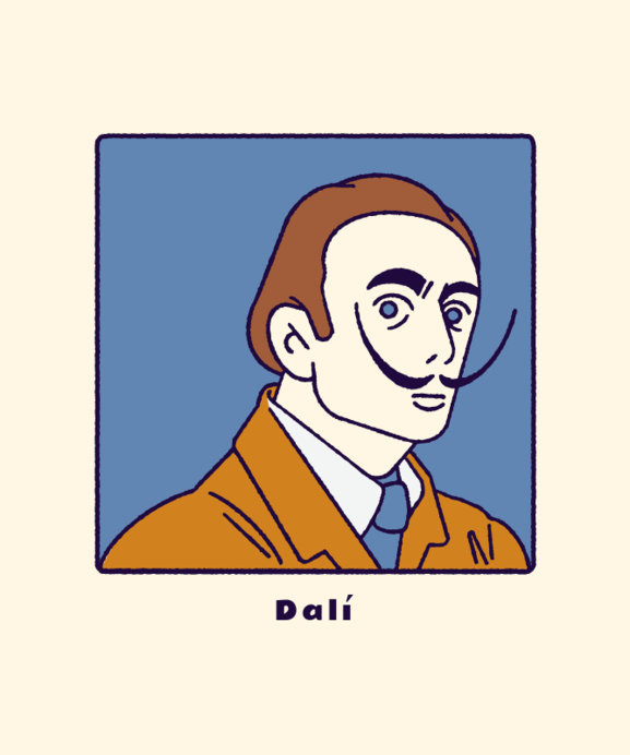 Placeit - Dalí-Themed T-Shirt Design Generator With a Famous Painter ...