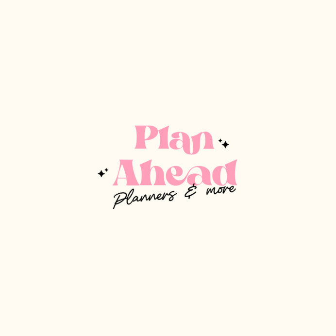 Placeit - Logo Maker Featuring a Typography Theme for a Planners Shop