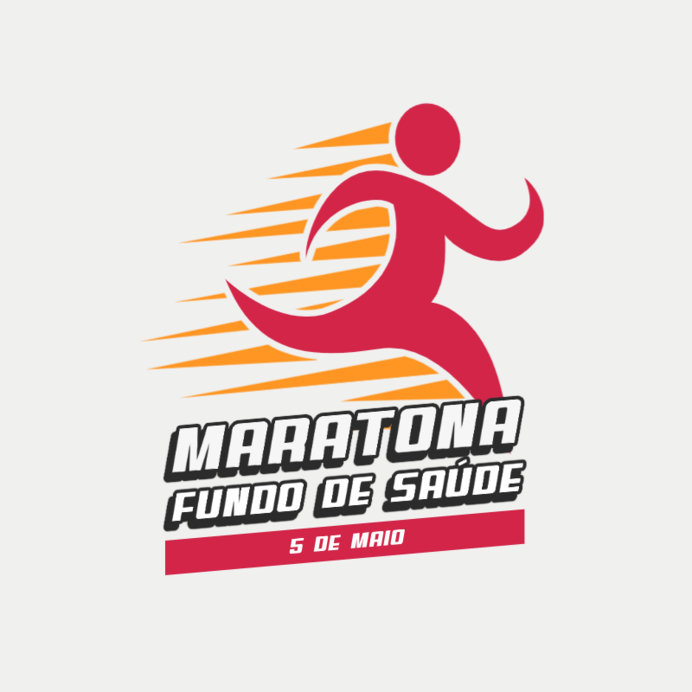 Placeit - Logo Template for a Health Fund-Sponsored Marathon