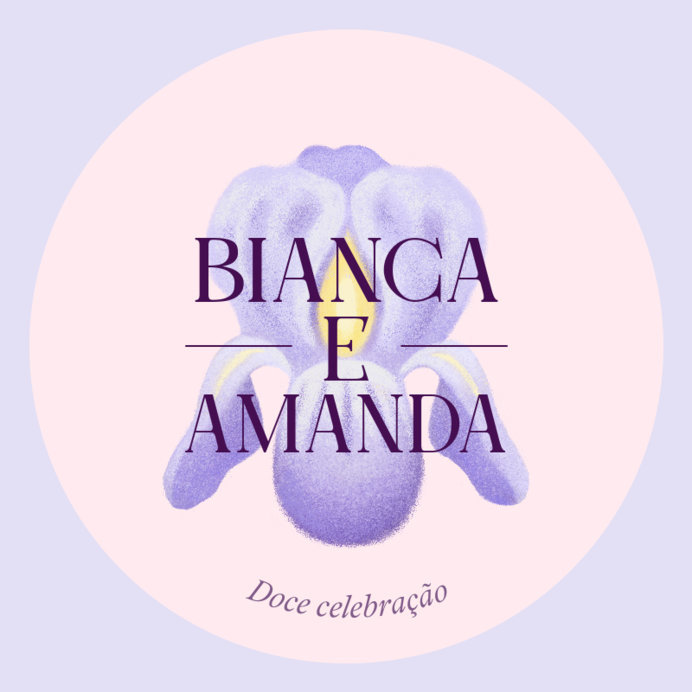 Placeit - Elegant Sticker Creator for a Wedding Ceremony