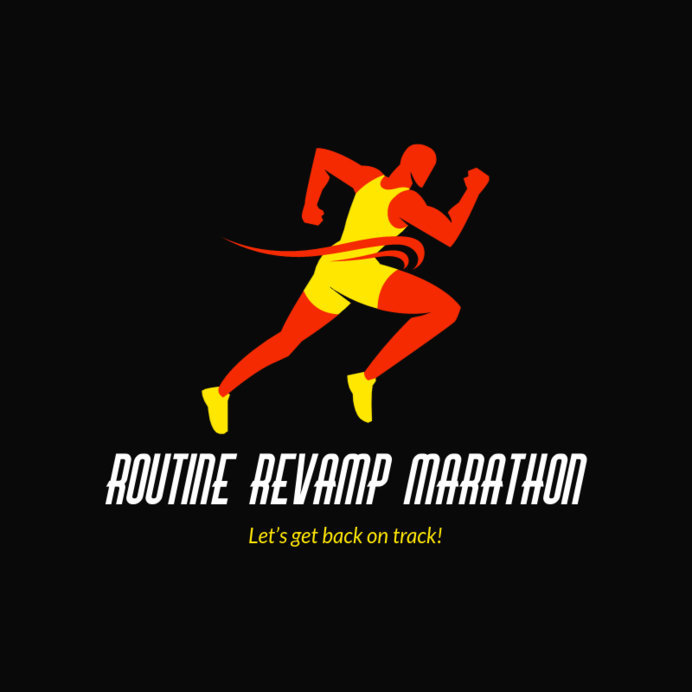 Placeit - Running Marathon Logo Generator Featuring a Runner Icon