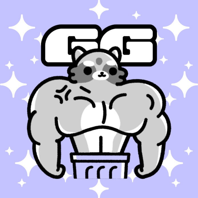 Placeit - Kawaii Emote Generator With a Strong Raccoon For Streamers