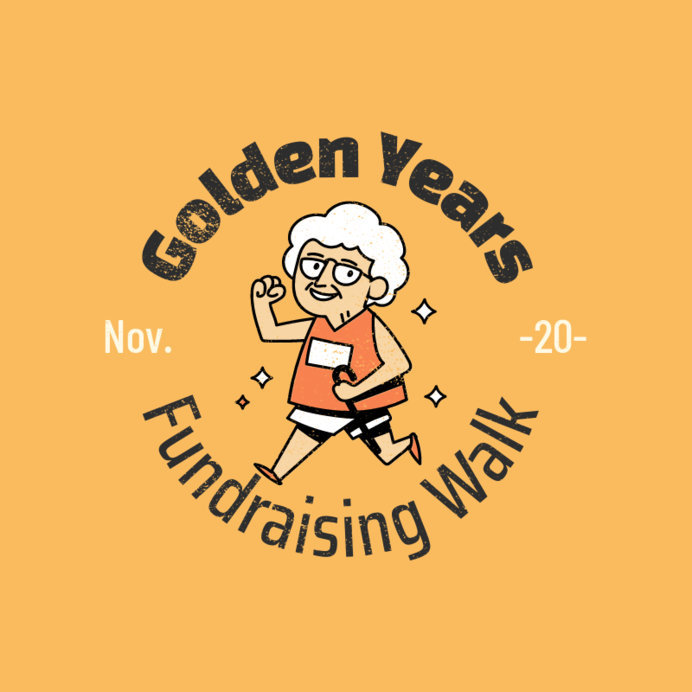 Placeit - Fundraising Logo Template for a Charity Walk Marathon