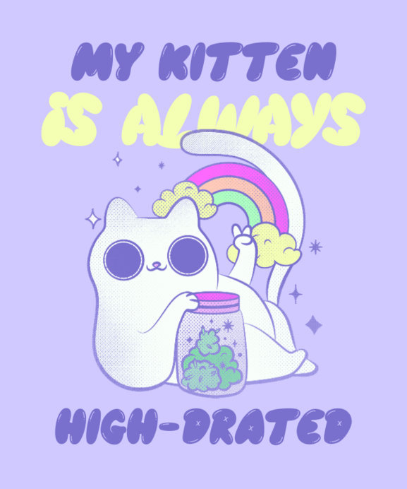 Placeit - T-Shirt Design Template for a 420 Celebration with a ...