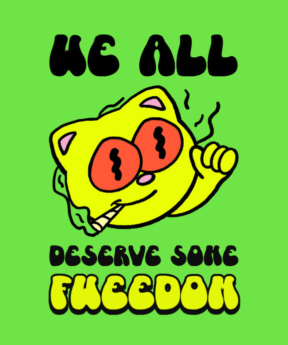 Placeit - T-Shirt Design Generator Featuring a 420 Theme with a ...