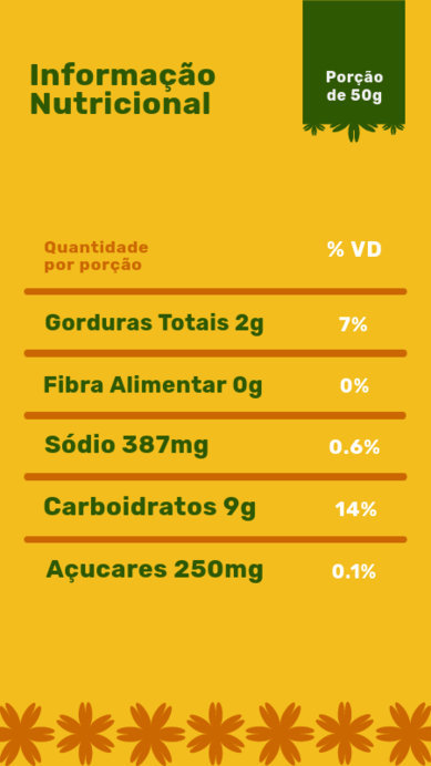 Placeit - Vertical Nutrition Facts Label Generator for Food Products