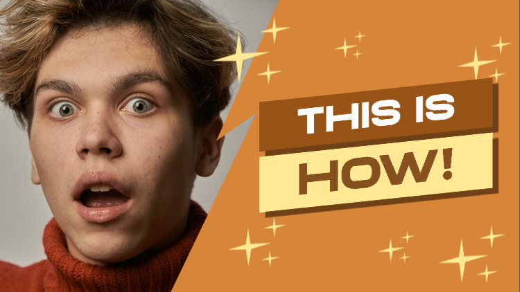 Placeit - YouTube Thumbnail Template Featuring a Picture of a Surprised ...