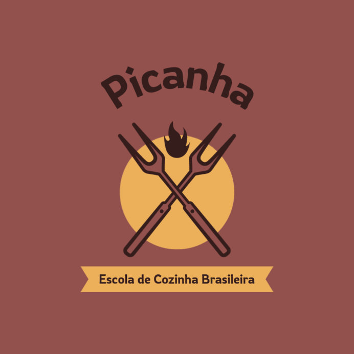 Placeit - Online Logo Maker for a Brazilian Cuisine Culinary School
