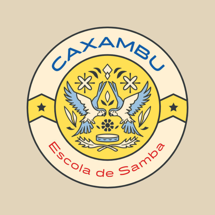 Placeit - Logo Creator for a Samba School with Illustrated Birds
