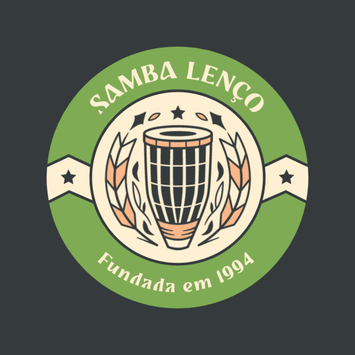 Placeit - Online Logo Maker with an Atabaque Illustration for a Samba ...