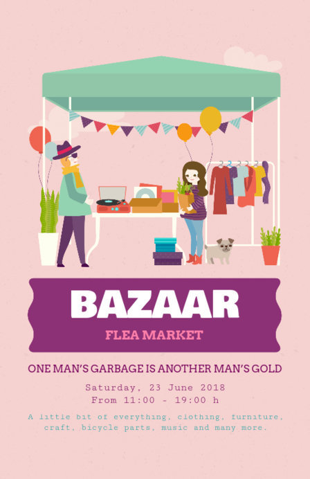 Placeit - Bazaar Flyer Template