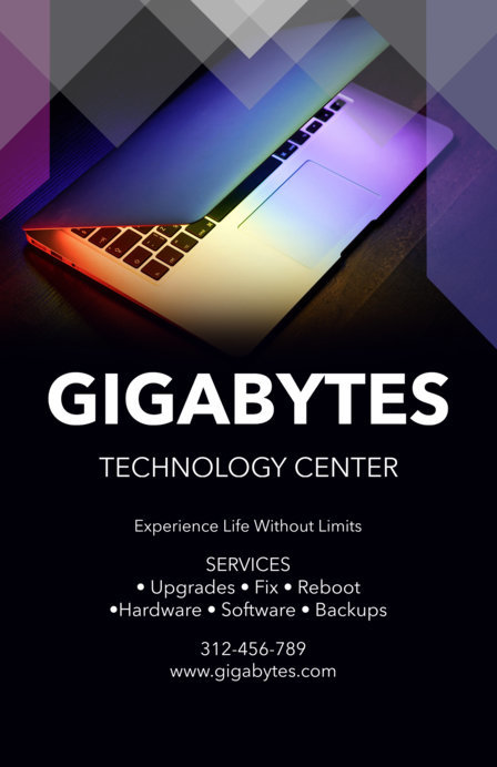 Placeit - Online Flyer Maker for a Technology Center