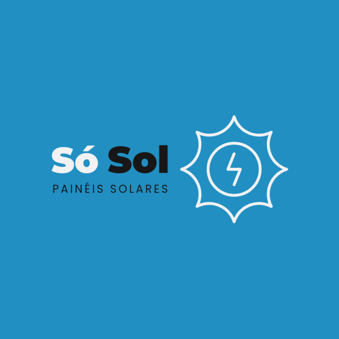 Placeit - Solar Panels Store Logo Generator with a Sun Symbol