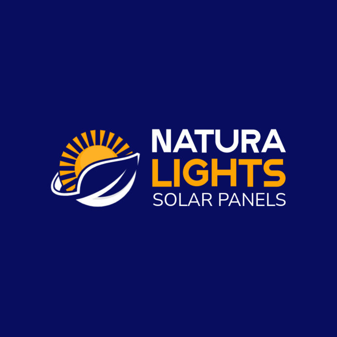 Placeit - Solar Panels Company Logo Maker with a Leaf Graphic