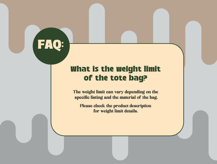 Placeit - Etsy Listing Design Template Featuring a FAQ Text Box