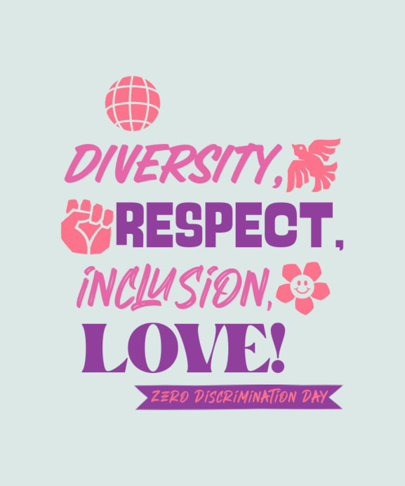 Placeit - T-Shirt Design Creator with a Diversity-Themed Quote for Zero ...