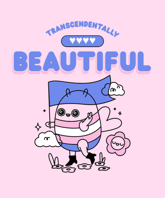 Placeit - T-Shirt Design Creator Featuring an Illustrated Queer ...