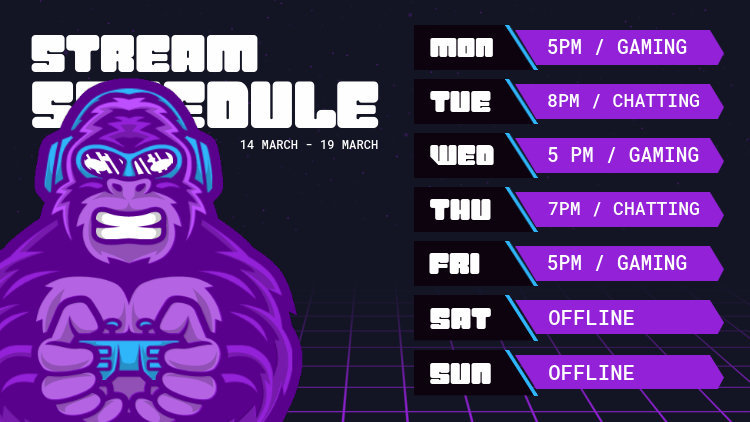 Placeit - Twitch Screen Design Maker with Illustrated Characters for a ...