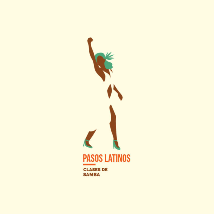 Placeit - Samba Lessons Logo Template for a Dance Studio