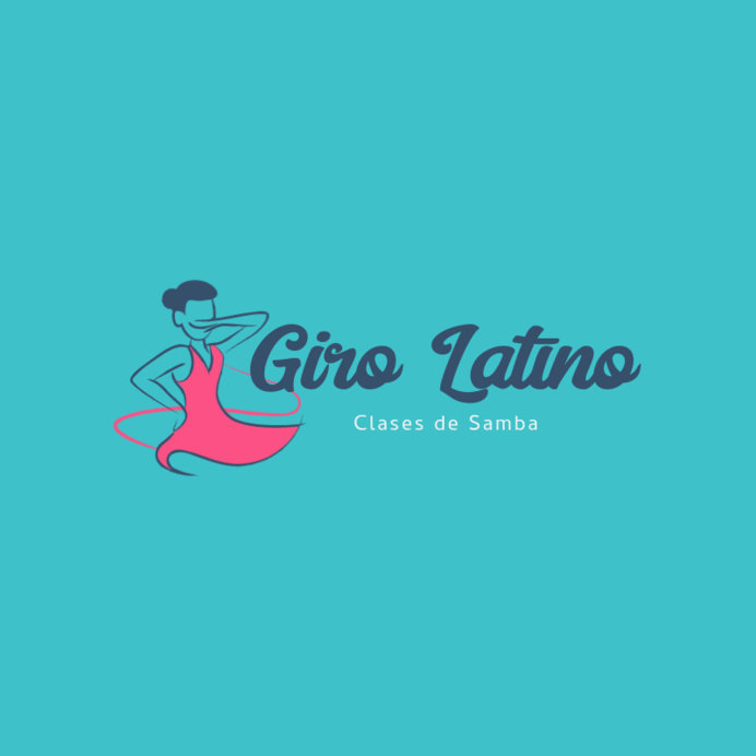 Placeit - Samba Classes Logo Creator Featuring a Female Dancer Graphic