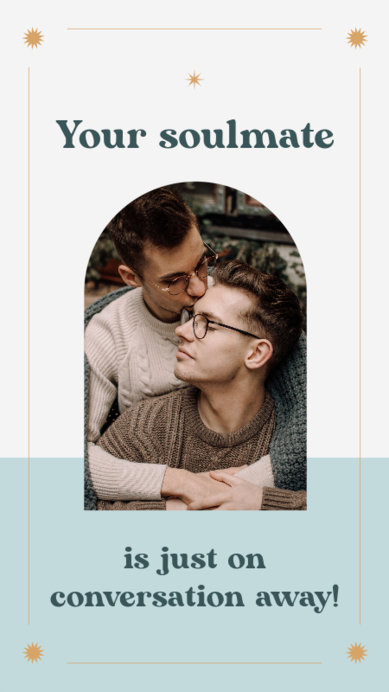Placeit - Instagram Story Template with a Picture of an LGBTQ Couple ...