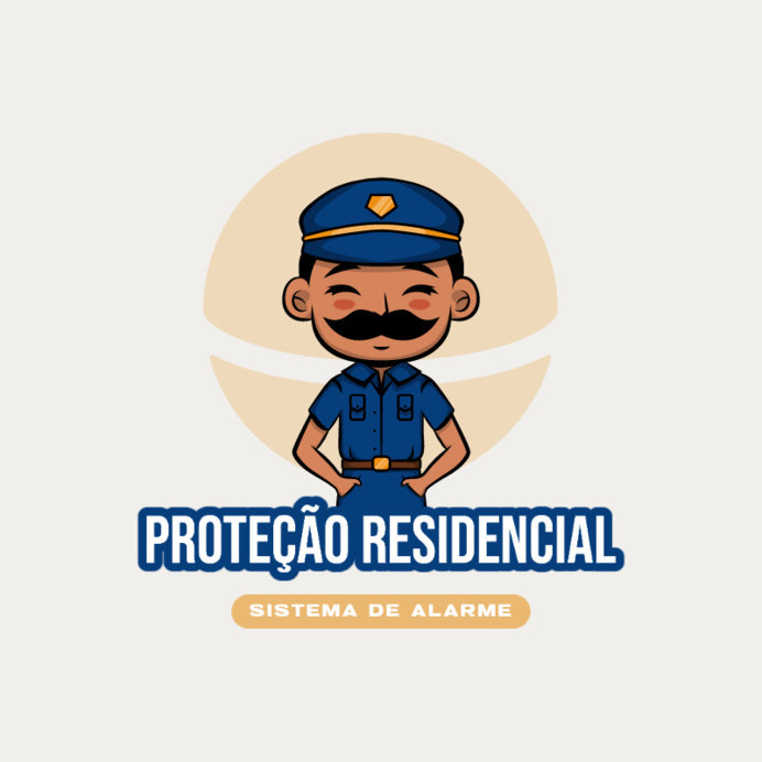 Placeit - Online Logo Maker for a Security Alarm System