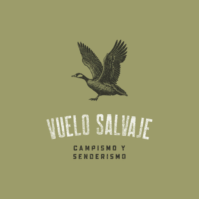 Placeit - Logo Generator Featuring a Wild Bird for a Camping Business
