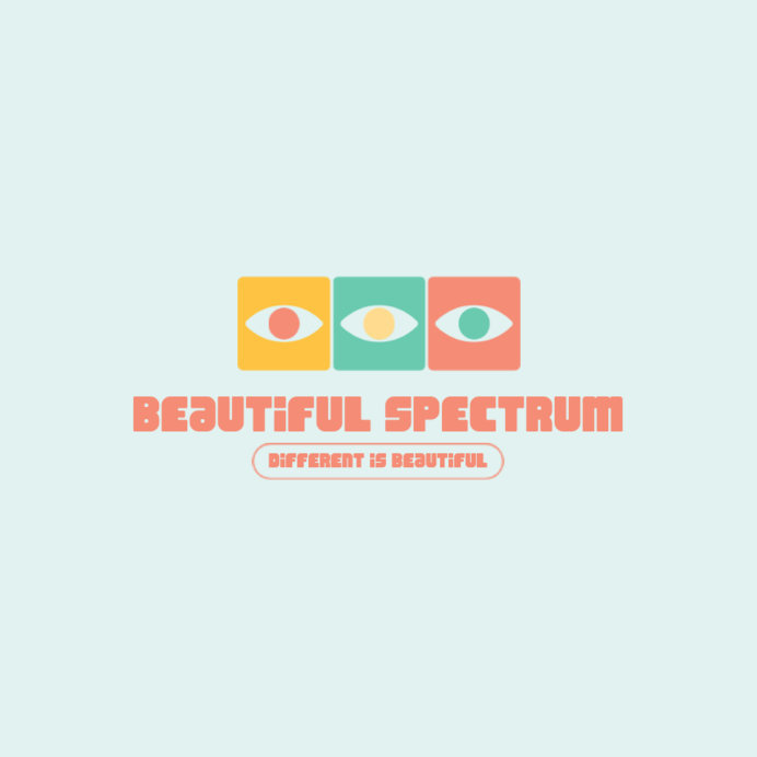 Placeit - Autism Association Logo Generator Featuring Three Eye-Shaped ...
