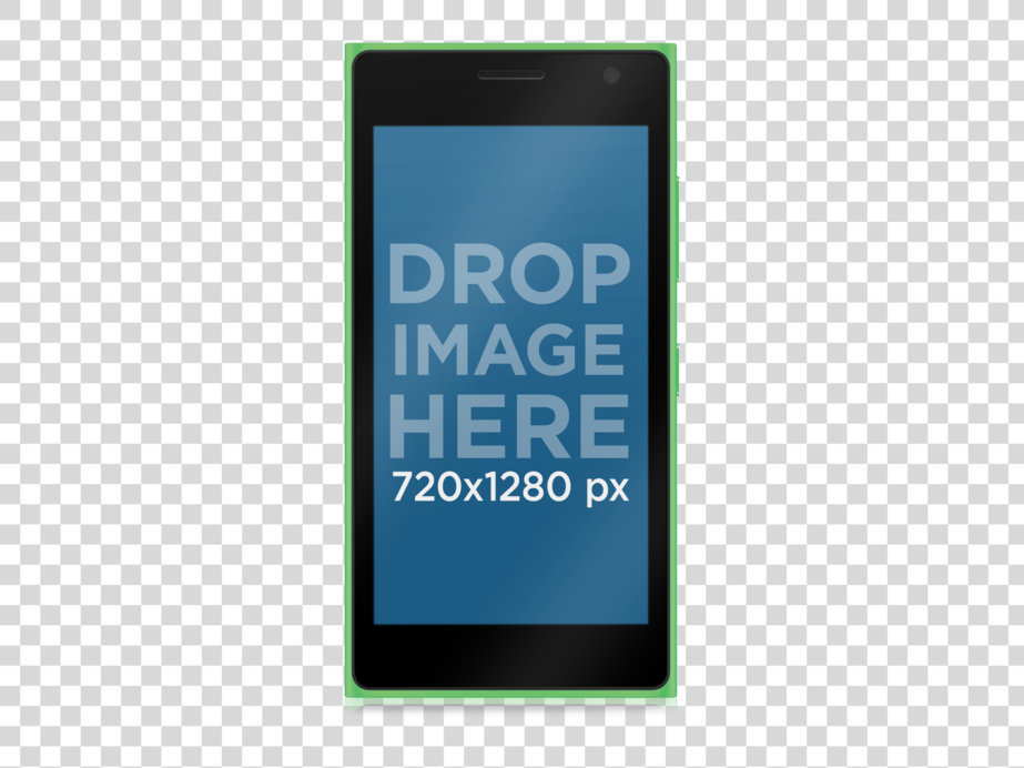 Placeit - Nokia Lumia Mockup Featuring a Clear Background