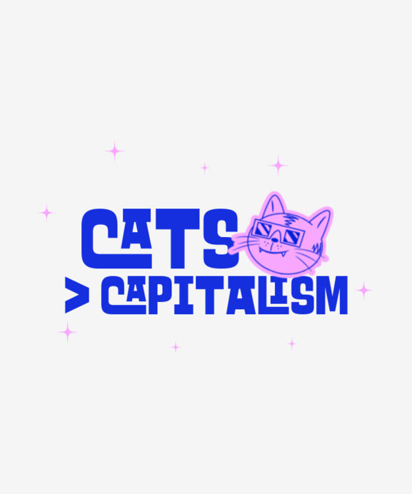 Placeit - T-Shirt Design Template with an Anti-Capitalism Quote and a ...