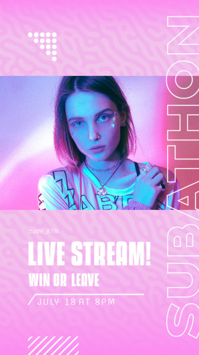 Placeit - Livestream Instagram Story Template Featuring a Gamers Event