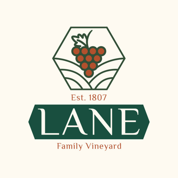 Placeit - Vineyard Logo Template With a Minimalist Aesthetic