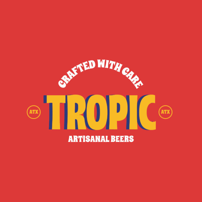 Placeit - Artisanal Beer Brand Logo Creator with Contrasting Fonts