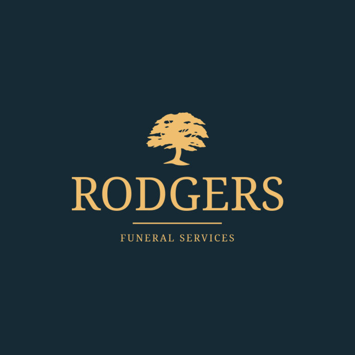Placeit - Funeral Services Logo Maker Featuring a Tree Icon