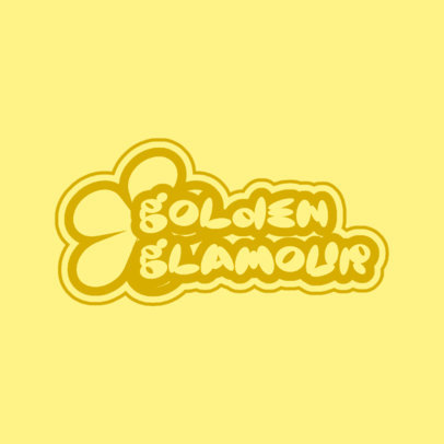 Placeit - Glamorous Logo Generator for an Apparel Shop With a Retro Style