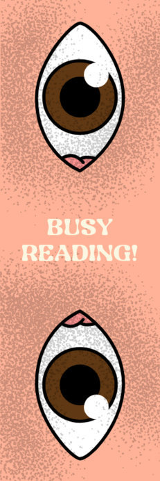 Placeit - Cool Bookmark Design Generator With Illustrated Eyes