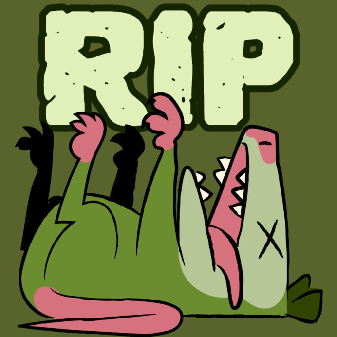 Placeit - Twitch Emote Template Featuring a Cartoonish Opossum Playing Dead