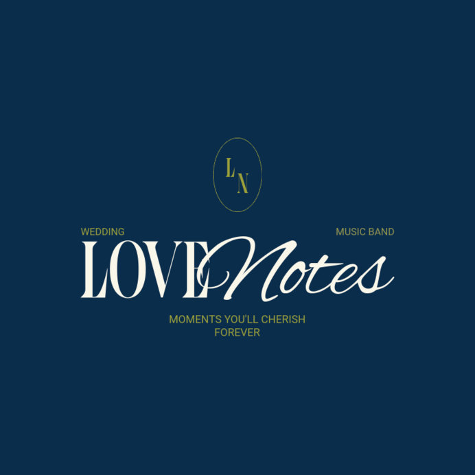 Placeit - Logo Template for a Wedding Music Band