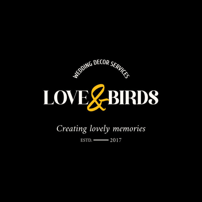 Placeit - Professional Wedding Decor Services Logo Generator