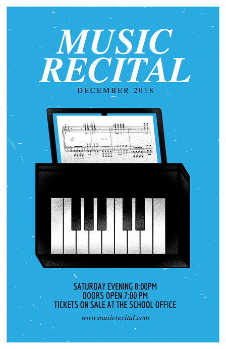 Placeit - Flyer Maker to Design a Recital Flyer