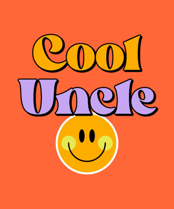 Placeit - Uncle-Themed T-Shirt Design Template With a Retro Aesthetic
